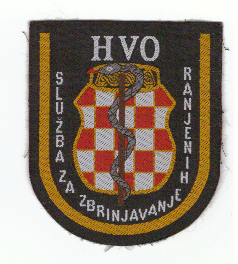 Croatia’s Defense Council - HVO - Wounded Care Service PATCH